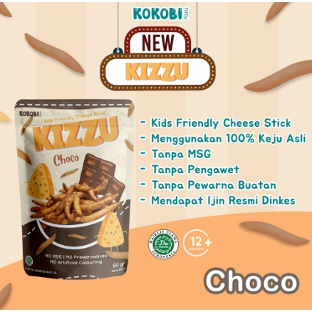 Jual Kokobi Kizzu Cheese Stick 60gr / telur gabus / omo puff stick keju ...