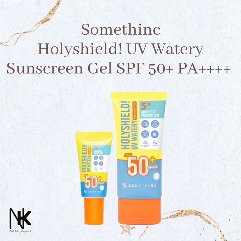 Jual Somethinc Holyshield UV Watery Sunscreen Gel SPF 50+ | Shopee ...