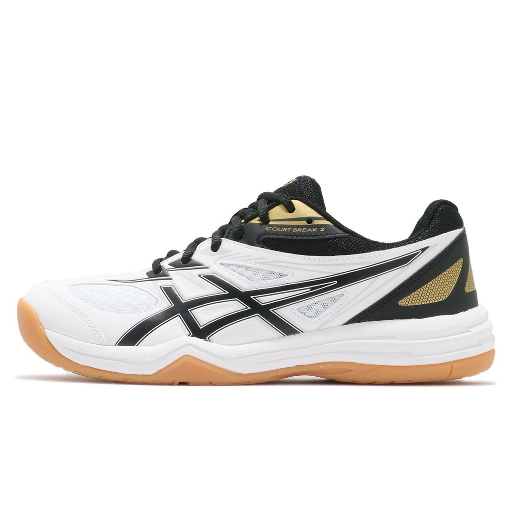 Jual ASICS SEPATU VOLI COURT BREAK 2 WHITE BLACK 1073A013-102 ORIGINAL ...