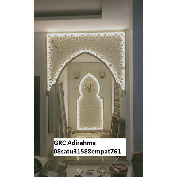 Jual Jual Mihrab Masjid Model Ornamen Grc Krawangan | Shopee Indonesia