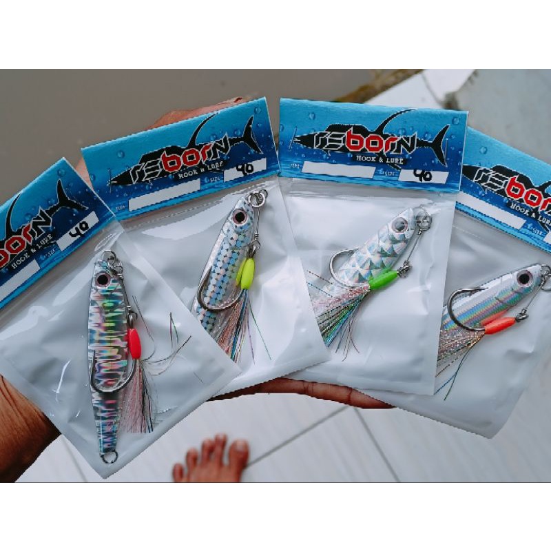 Jual metal jig killer umpan pancing tenggiri plus assist hook KAWAT + GID 40GR 60GR JojoXreborn ...