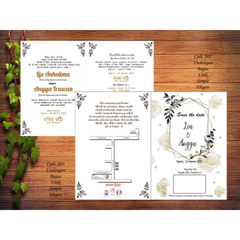 Jual undangan pernikahan undangan nikah undangan sunat sunatan khitanan ...