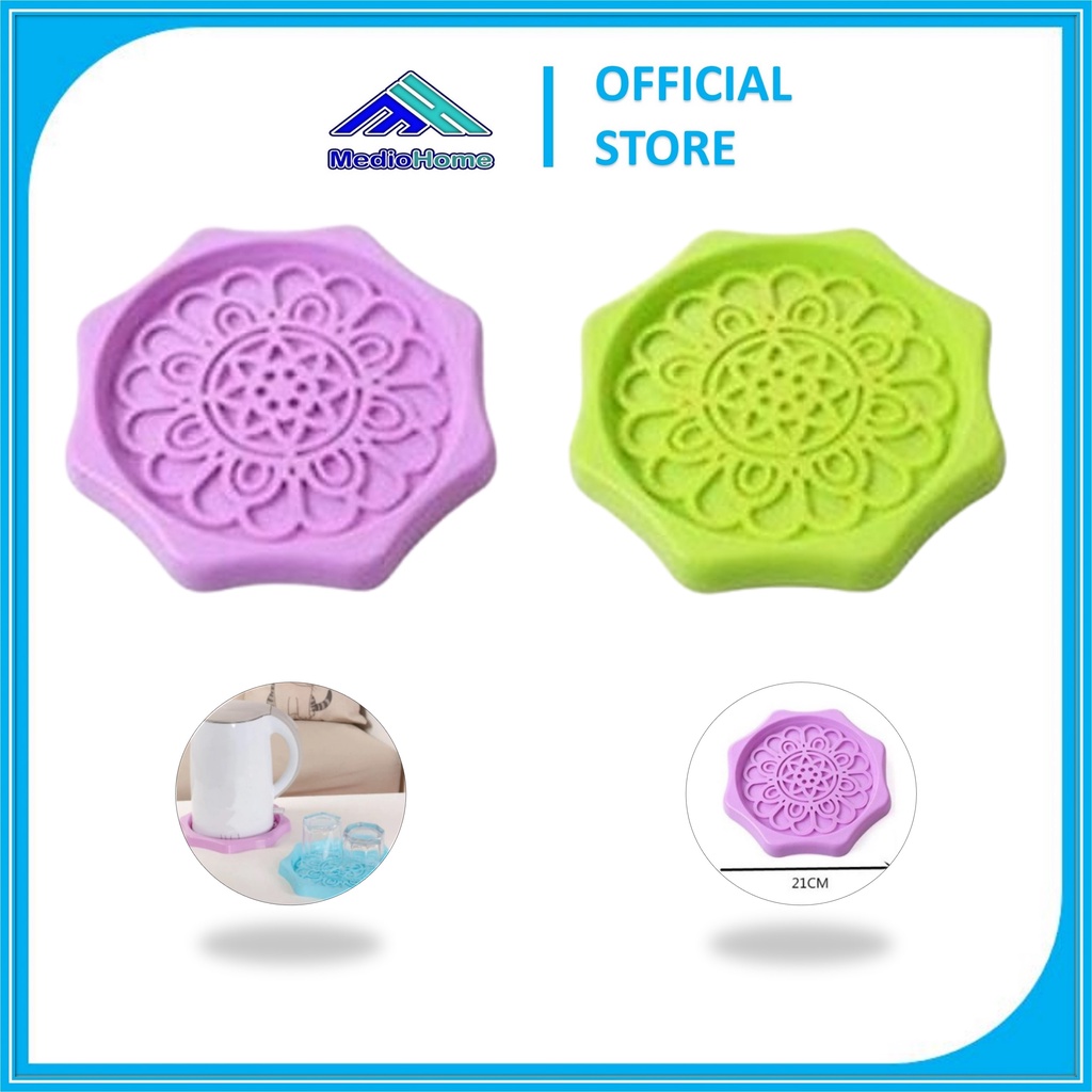 Jual Mediohome Alas Tatakan Gelas Anti Slip Minuman Silicon Cup Silikon ...