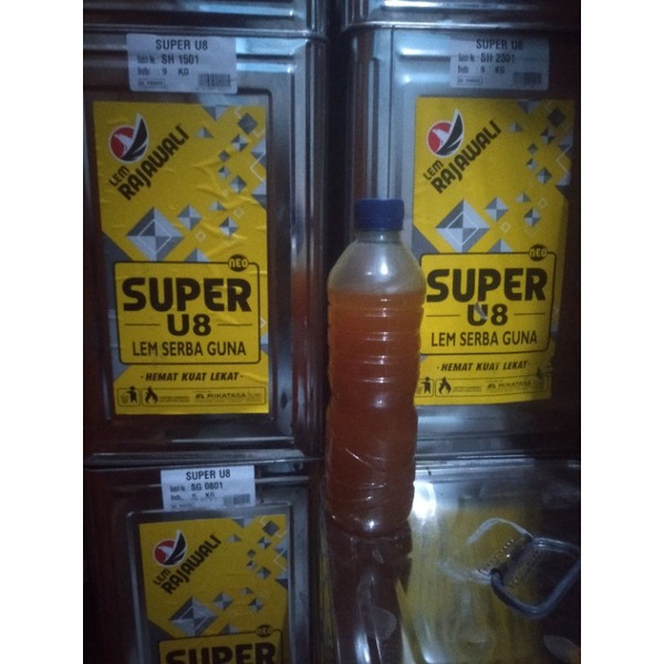 Jual Lem Super Kuning Rajawali U8 atau lem Aibon botolan 600 ml , Lem serba guna | Shopee Indonesia