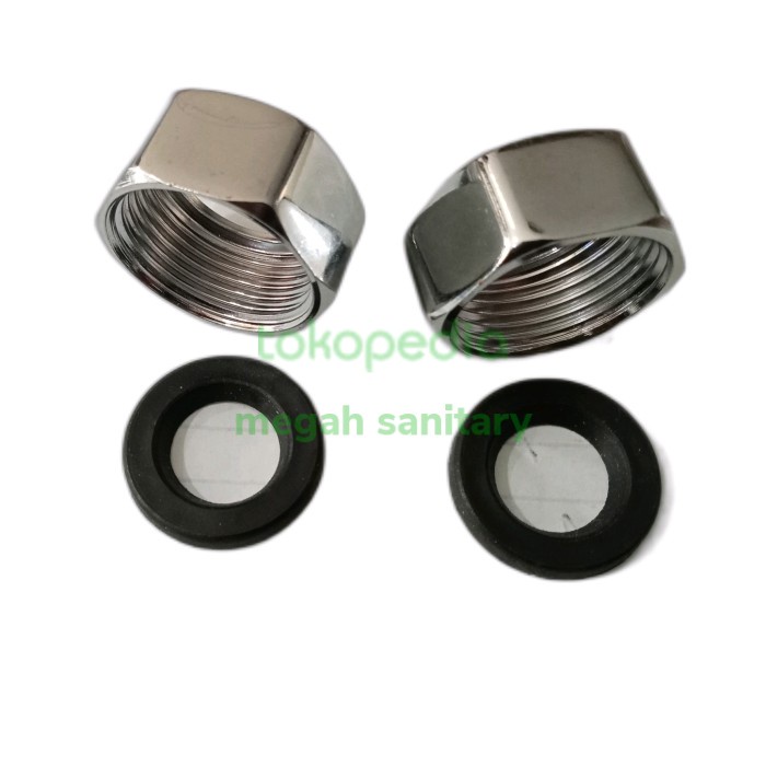 Jual Holder Baut Neepel Ring Kran Buthttub Panas Dingin Stainles Steel ...