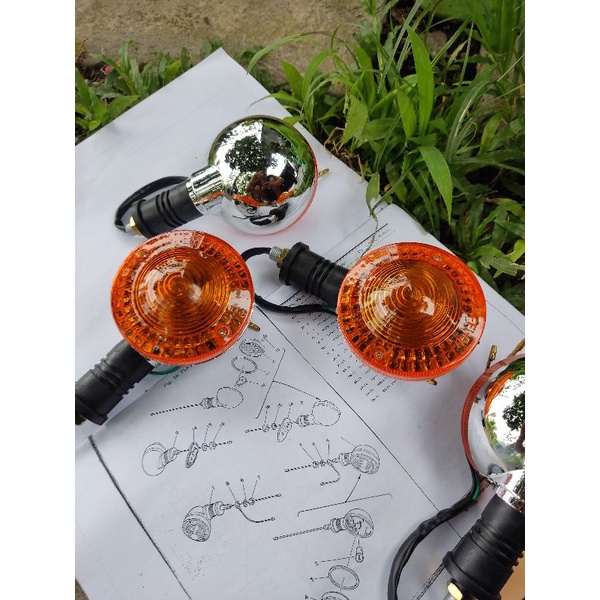 Jual Sein Yamaha DT100 Riting Chrome DT 100 Depan Belakang L R Kiri ...