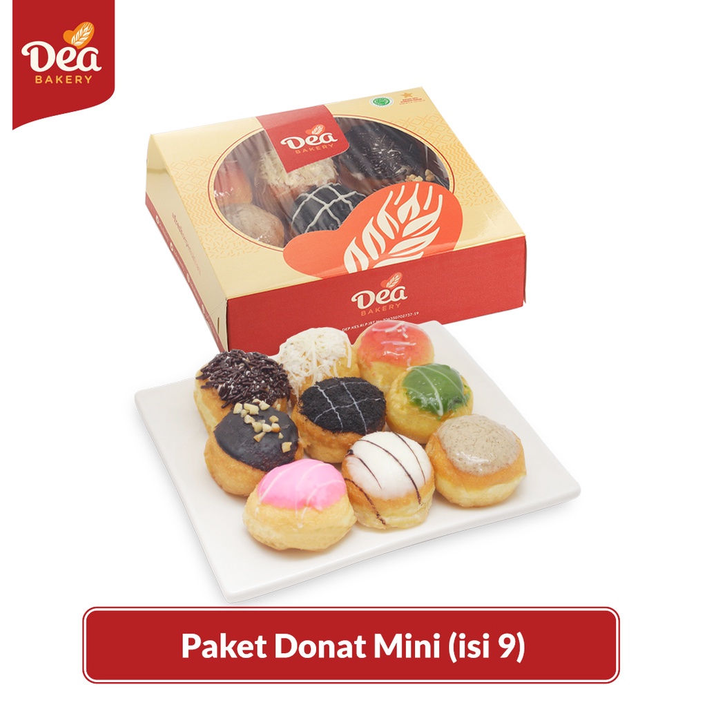 Jual Paket Donat Mini isi 9 Dea Bakery | Shopee Indonesia
