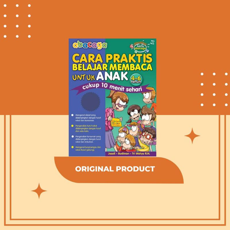 Jual Buku Abacaga cara praktis belajar membaca - Jazuli, Budiman, Tri ...