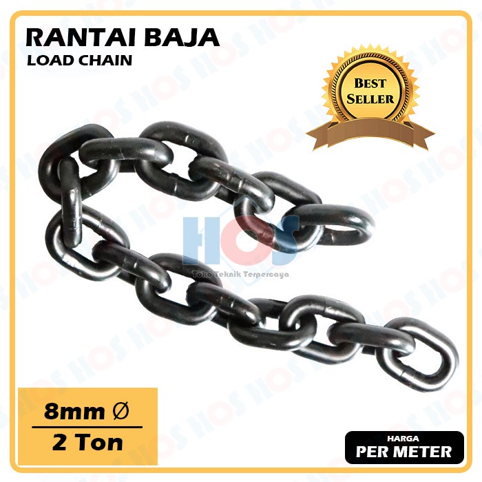 Jual Rantai Baja 8mm / 8 mm | Shopee Indonesia