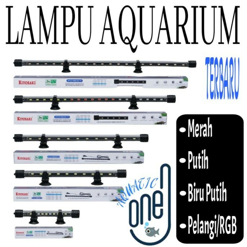 Jual LAMPU LED CELUP AQUARIUM ALL MERK untuk tank ukuran 20cm 30cm 40cm ...
