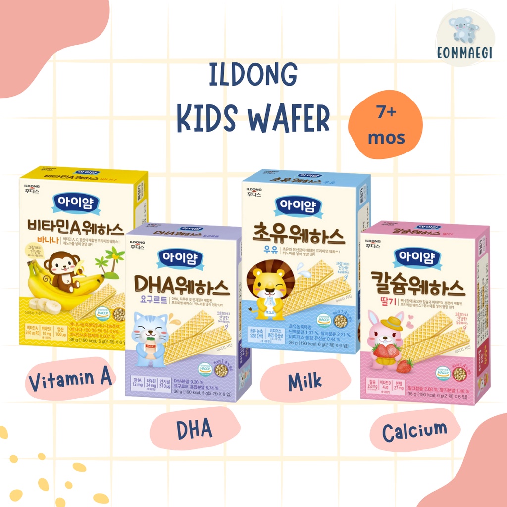 Jual Ildong Kids Wafer / Snack Bayi / Snack Anak / Cemilan Anak ...