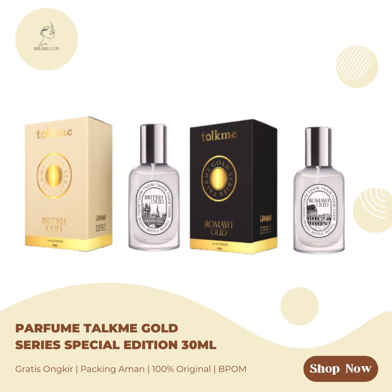 Jual PARFUM TALKME GOLD SERIES 30ML SPECIAL EDITION | INSPIRED PARFUME ...