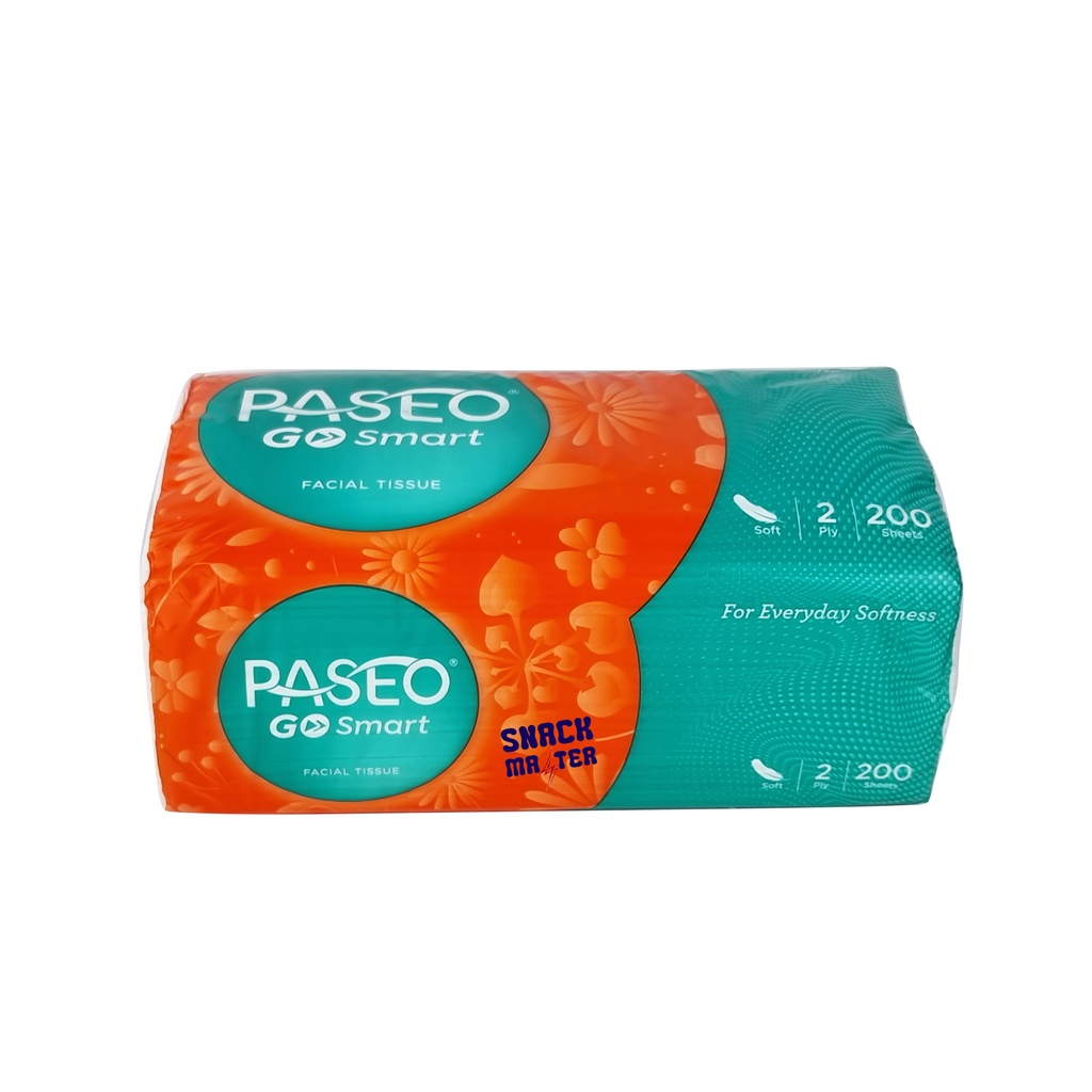 Jual Tisu PASEO Go Smart Facial Tissue - 200's 2 Ply | Shopee Indonesia