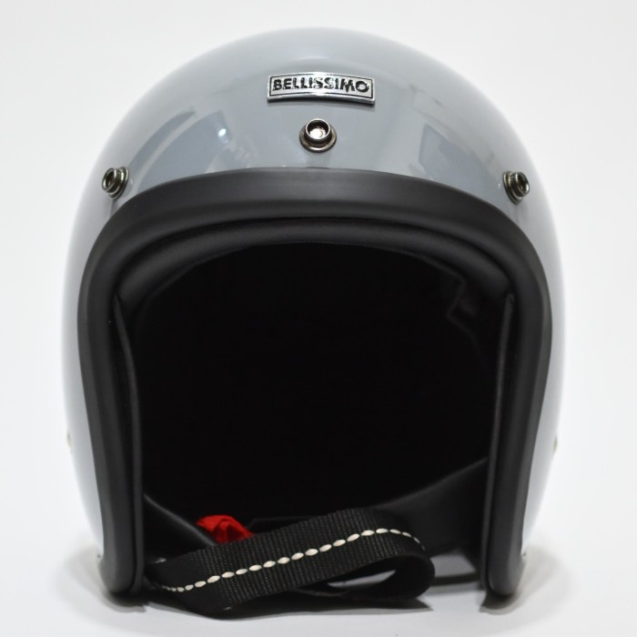 Jual BELLISSIMO SLIM HELMET Half Face - NARDO GREY | Shopee Indonesia