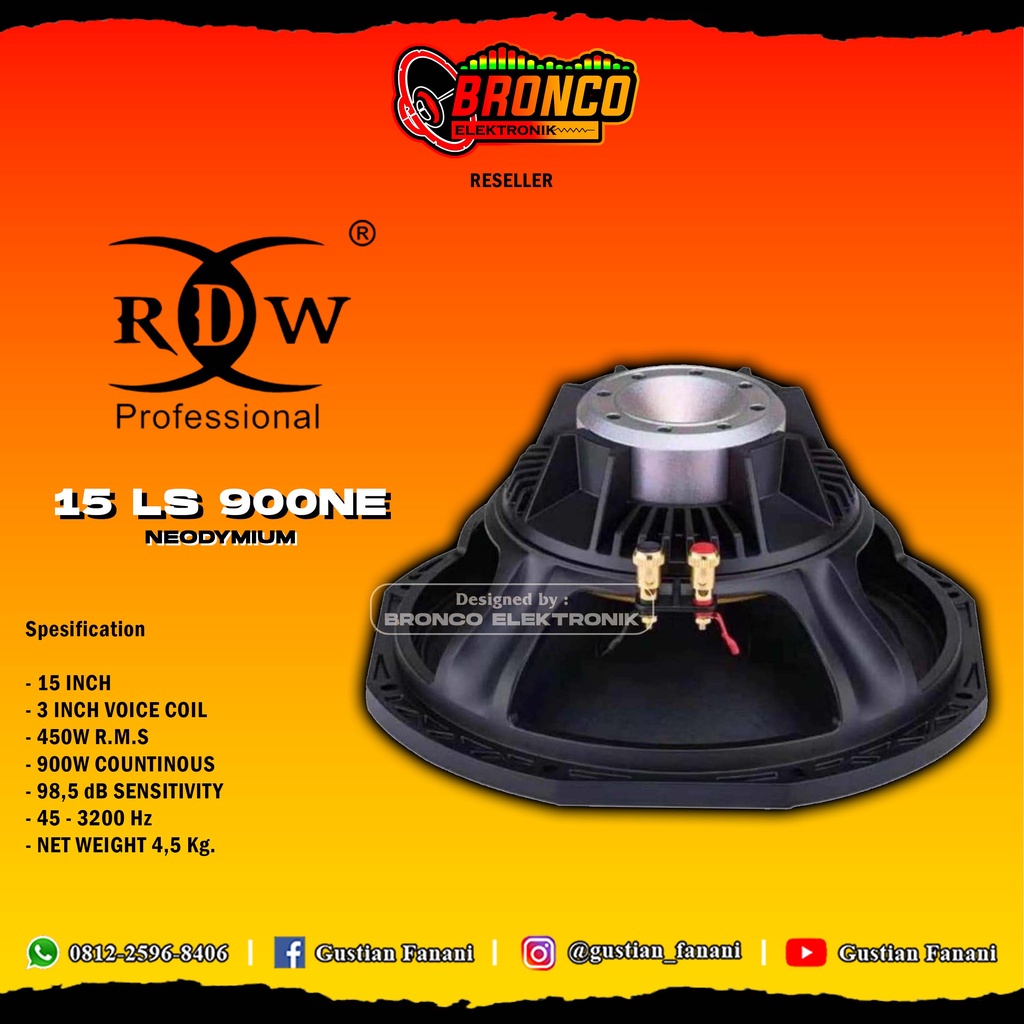 Jual SPEAKER RDW 15 LS900NE | Shopee Indonesia
