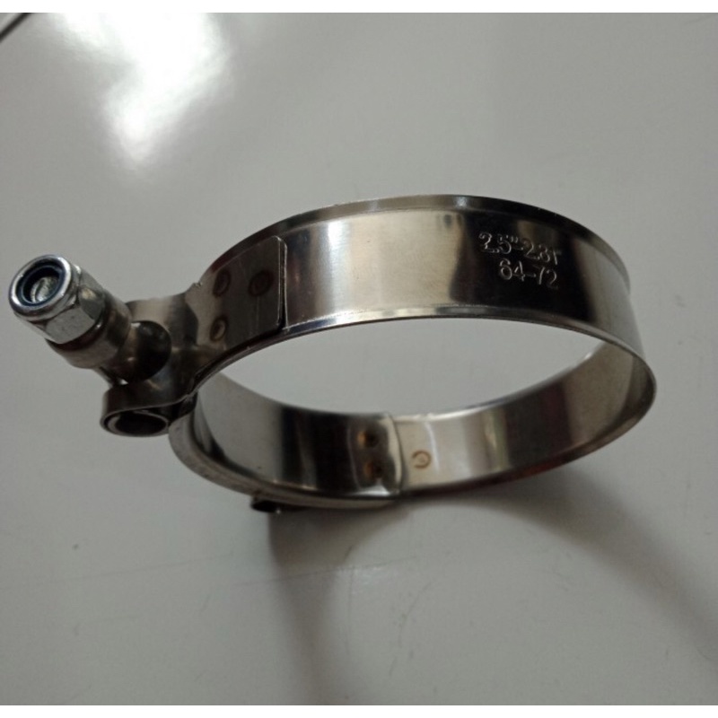 Jual Clamp Klemp T Bolt Silver 3 inch ( 76 - 84 ) | Shopee Indonesia