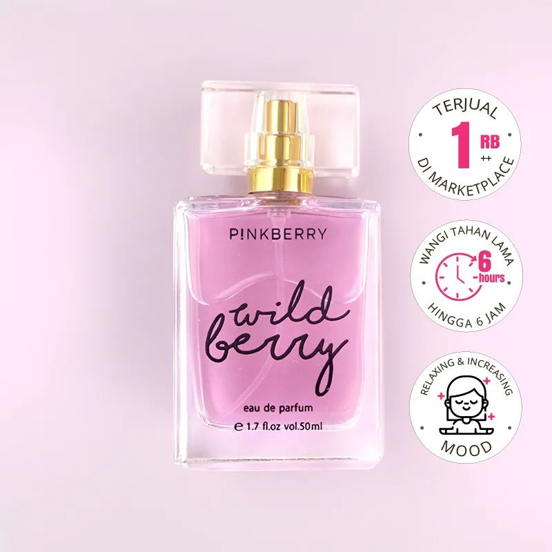 Jual PinkBerry Eau De Parfum (EDP) Wildberry (50ml) | Shopee Indonesia