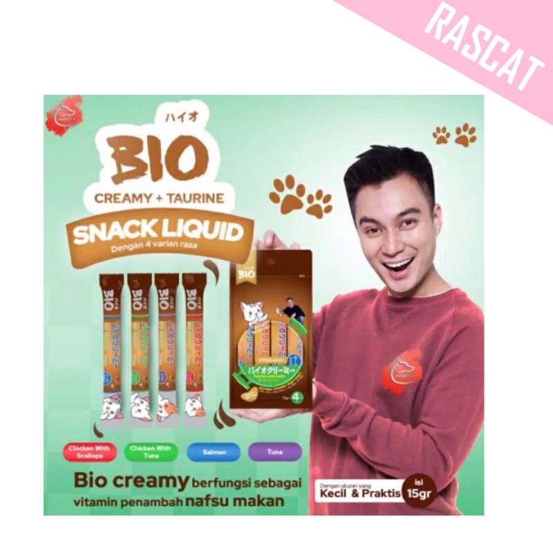 Jual Bio Creamy Snack Kucing Basah Bio Creamy Cat | Shopee Indonesia