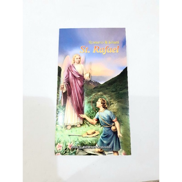 Jual lembaran doa devosi Santo Rafael | Shopee Indonesia