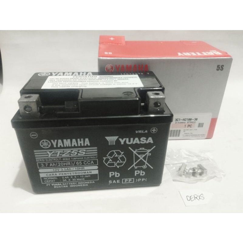 Jual AKI KERING YUASA ASLI YTZ5S (3,5AH) YAMAHA/HONDA KETERANGAN ADA DI FOTO KH2(3CI) | Shopee ...