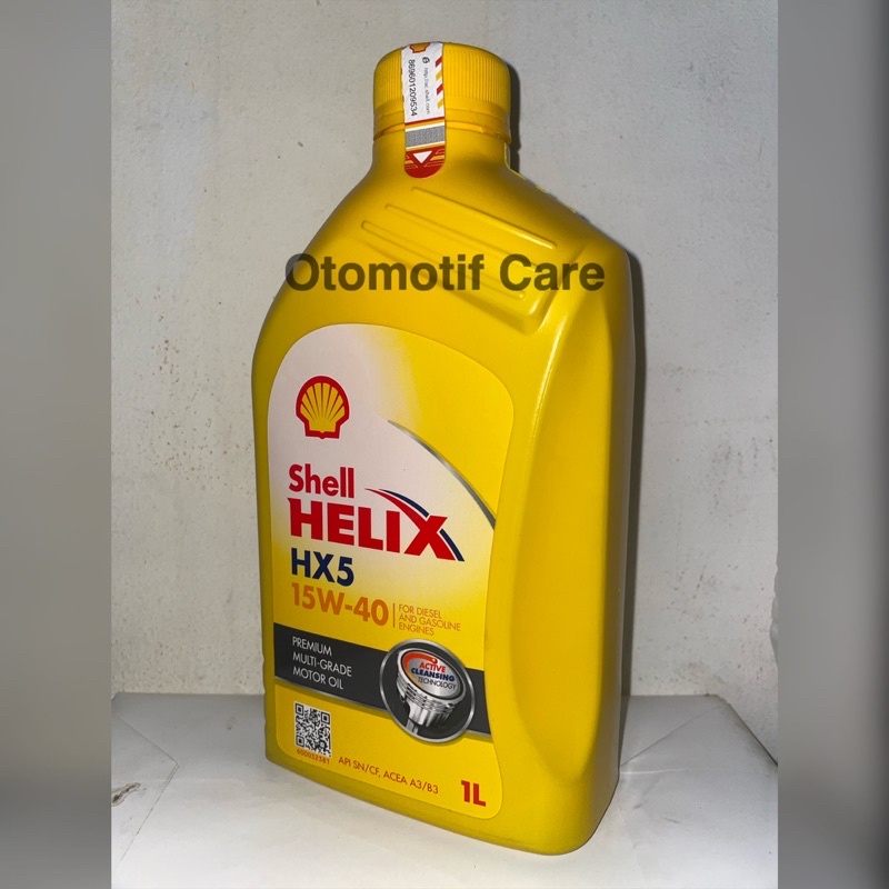 Jual OLI SHELL HELIX HX5 OIL 1L 15W-40 | Shopee Indonesia