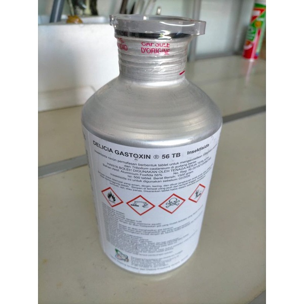 Jual DELICIA Gastoxin obat FUMIGASI kutu beras jagung dll ISI 500 butir ...