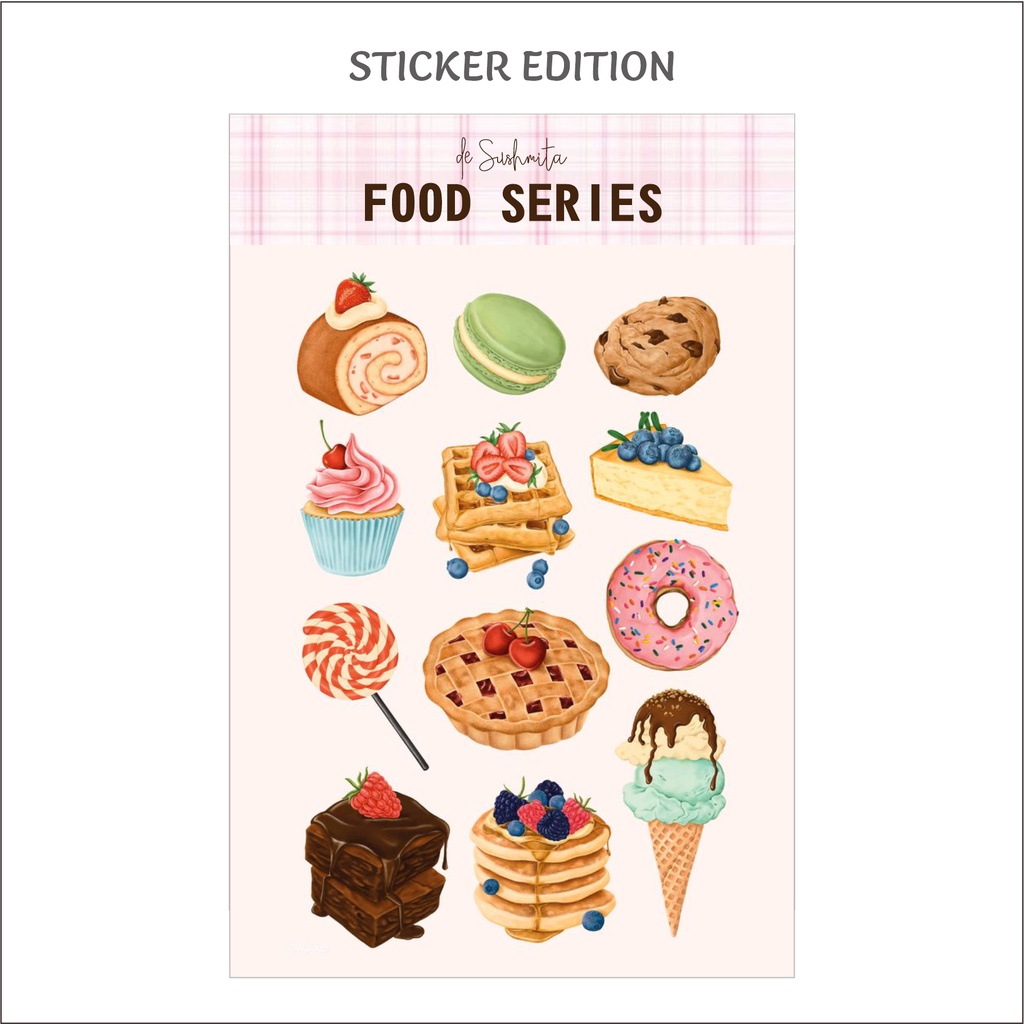 Jual Stiker Makanan untuk Dekorasi Handphone Jurnal Food #2, JOURNAL ...