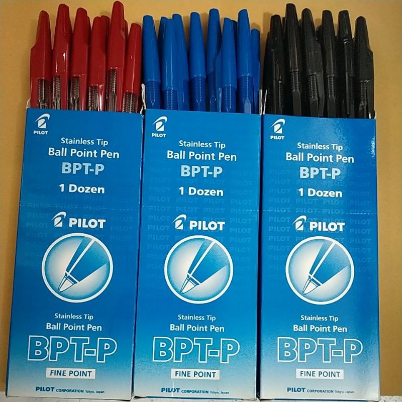 Jual ECER PEN PULPEN BOLPOINT PILOT BPT-P / harga untuk 1 pcs tinta ...