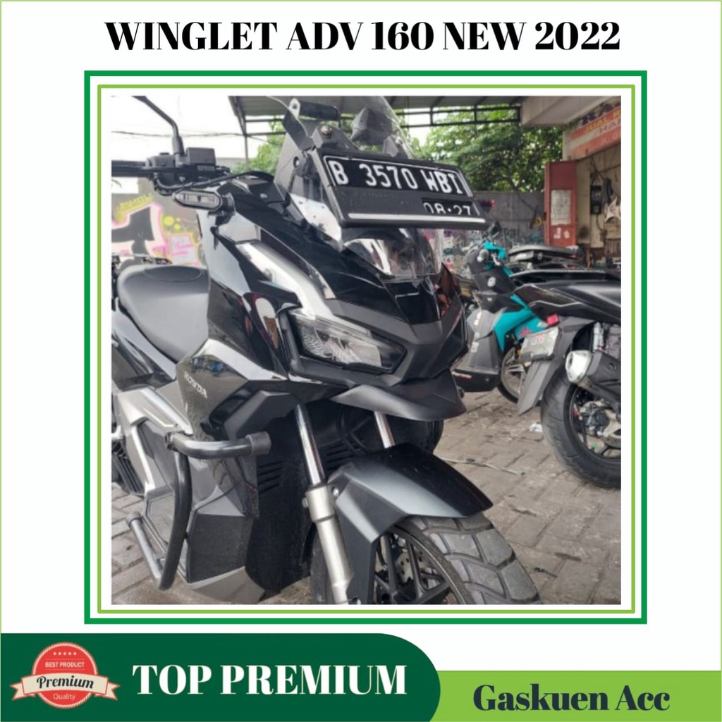 Jual Winglet Honda ADV 160 Plastik ABS Bemper Depan ADV 160 | Shopee ...