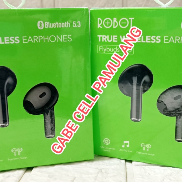 Jual HEADSET BLUETOOTH ROBOT FLYBUDS T10 HF BLUETOOTH ROBOT TRUE ...