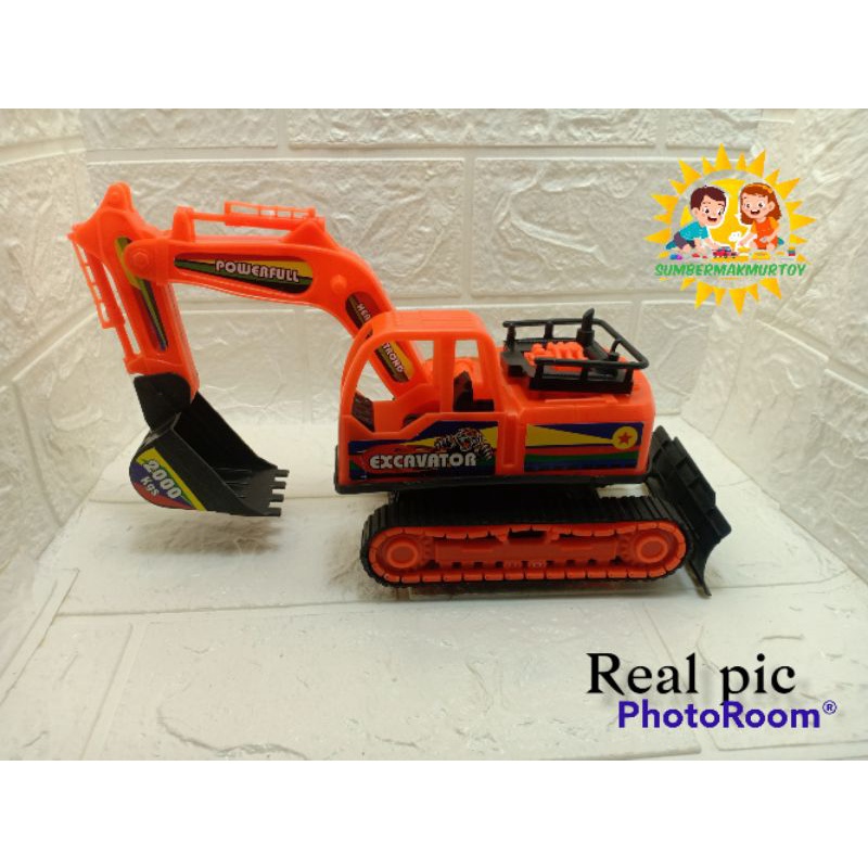 Jual Mainan Anak Truk Beko Excavator bermesin Excavator Truck Mainan ...