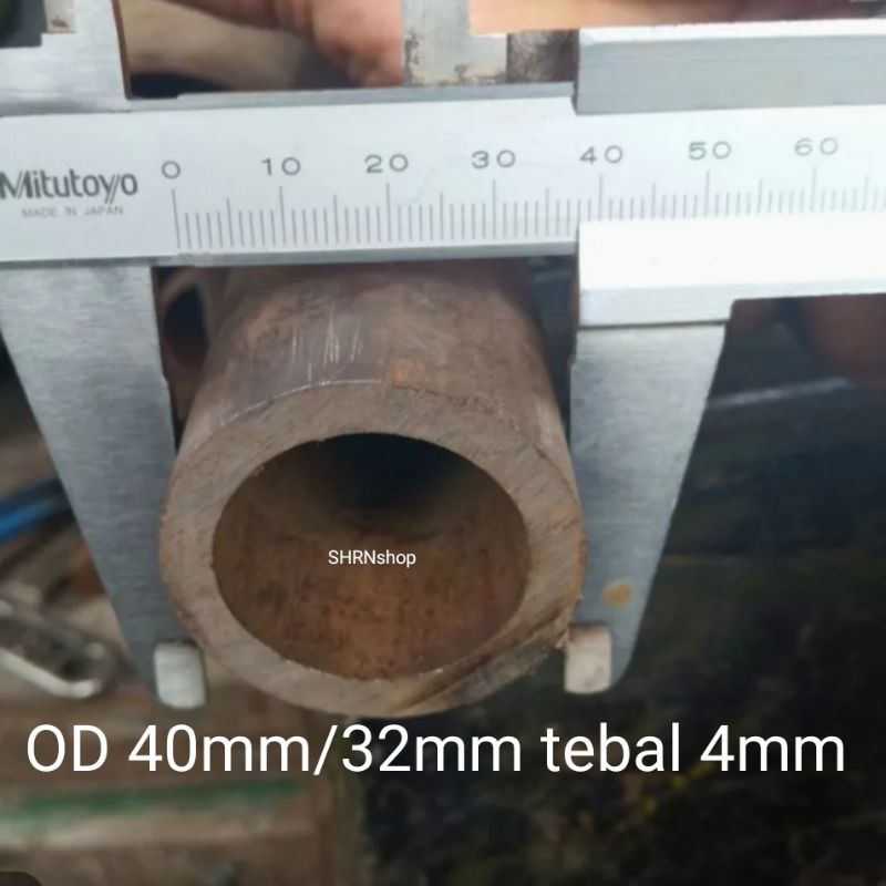 Jual besi pipa seamless diameter 40mm/32mm tebal 4mm panjang 50&100cm ...