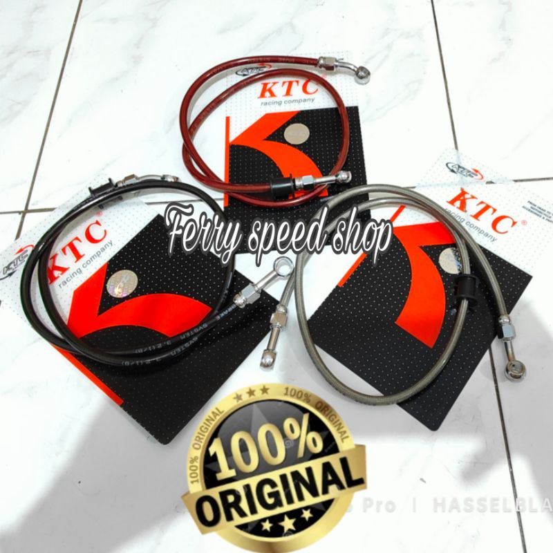 Jual Selang rem KTC 110cm 92cm 75cm 60cm 45cm / Selang KTC 92 110 75 60 45 universal KTC racing ...