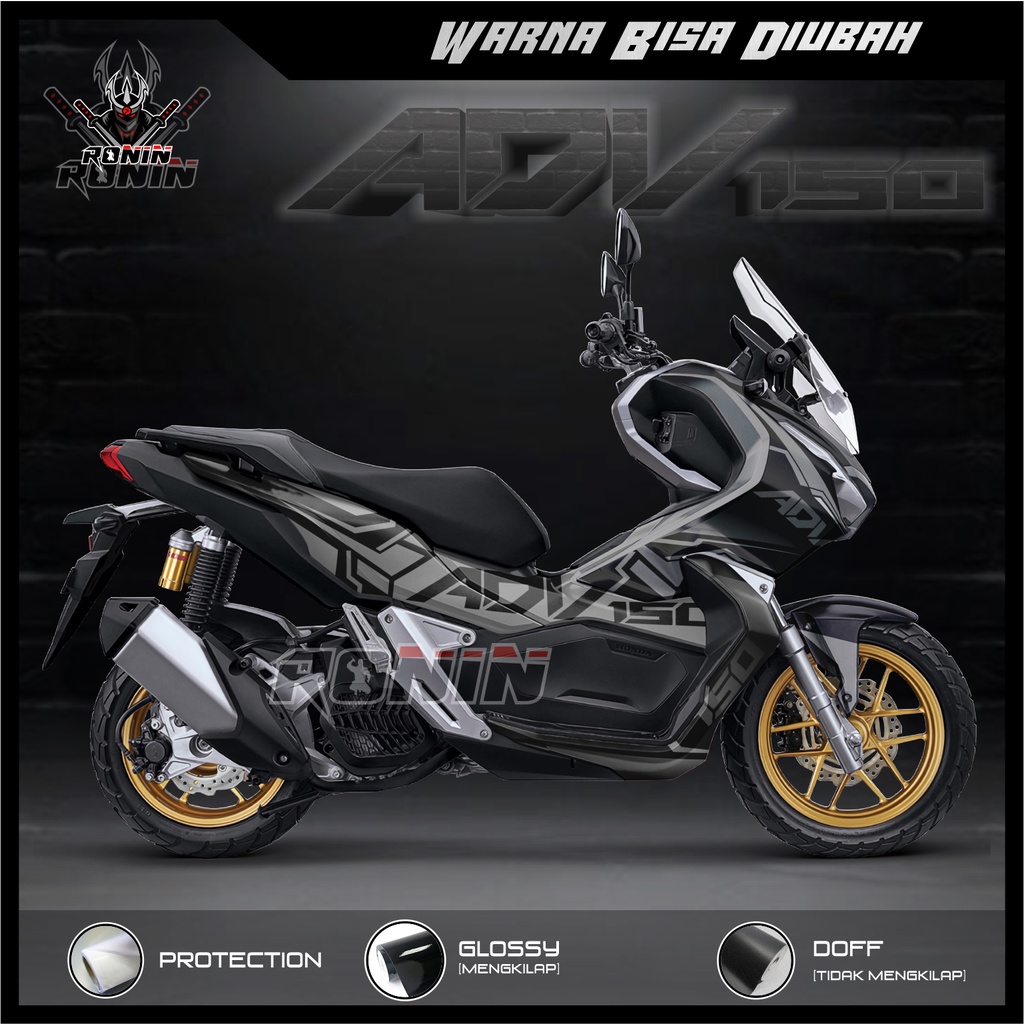 Jual Sticker Decal FULL BODY ADV 150 Motif Shadow Grey | Shopee Indonesia