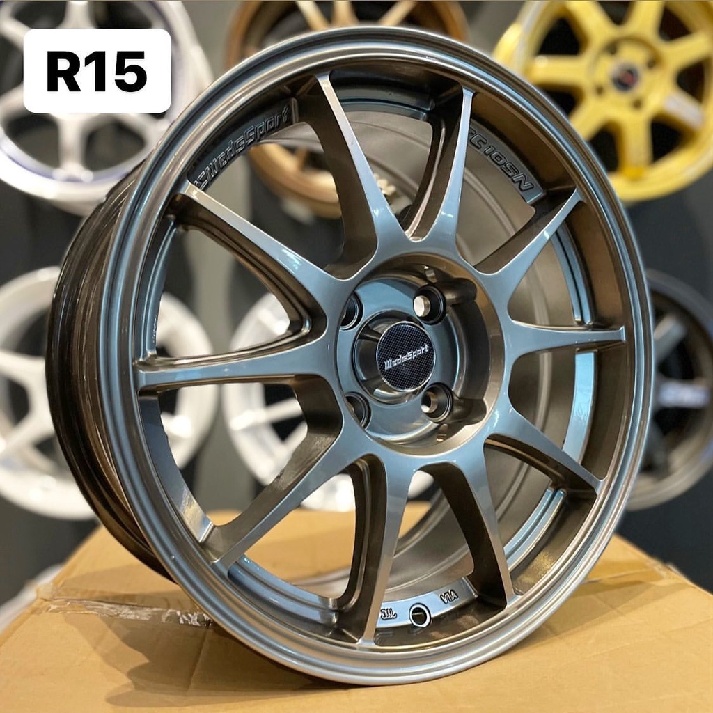 Jual velg mobil ring 15 Wedssport TC105N 15 pcd 4x100 velg r15 jazz ...