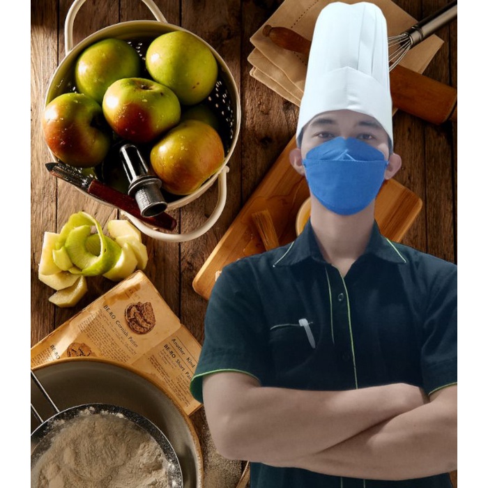 Jual Topi Koki / Topi Chef 30 cm / Diva Paper Hat Satuan (Bahan Tebal ...