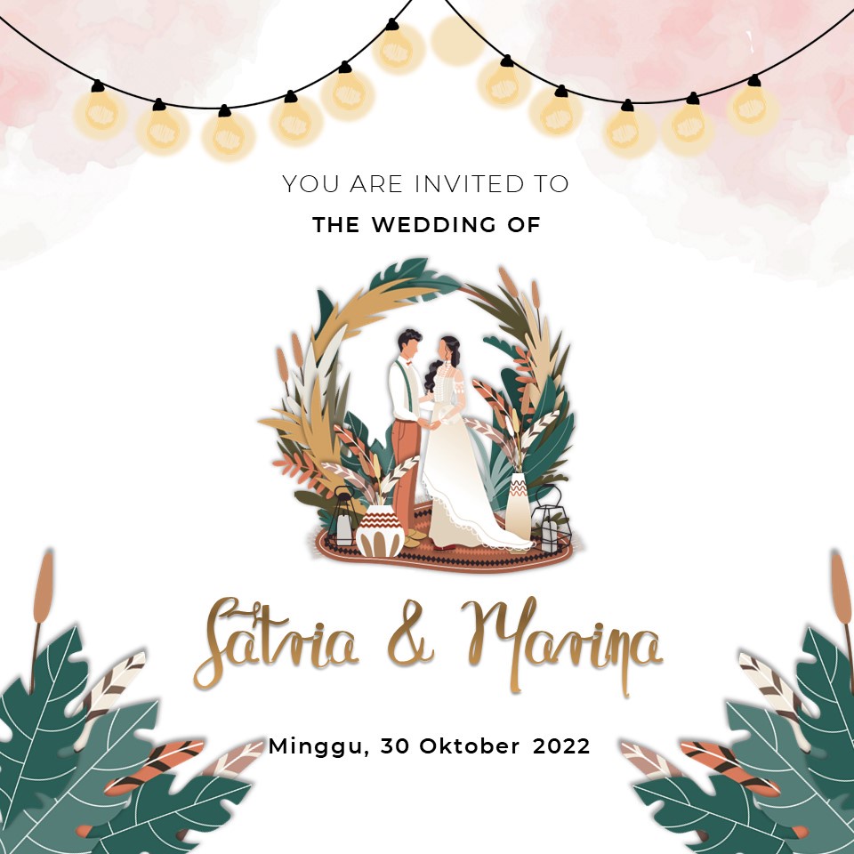 Jual UNDANGAN DIGITAL PERNIKAHAN VIDEO / UNDANGAN DIGITAL VIDEO TEMA ...