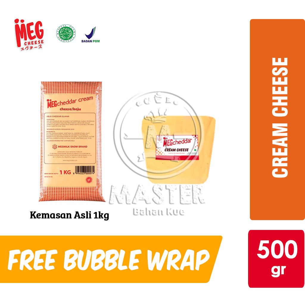Jual [500 gr] Meg Cream Cheese Merah | Shopee Indonesia
