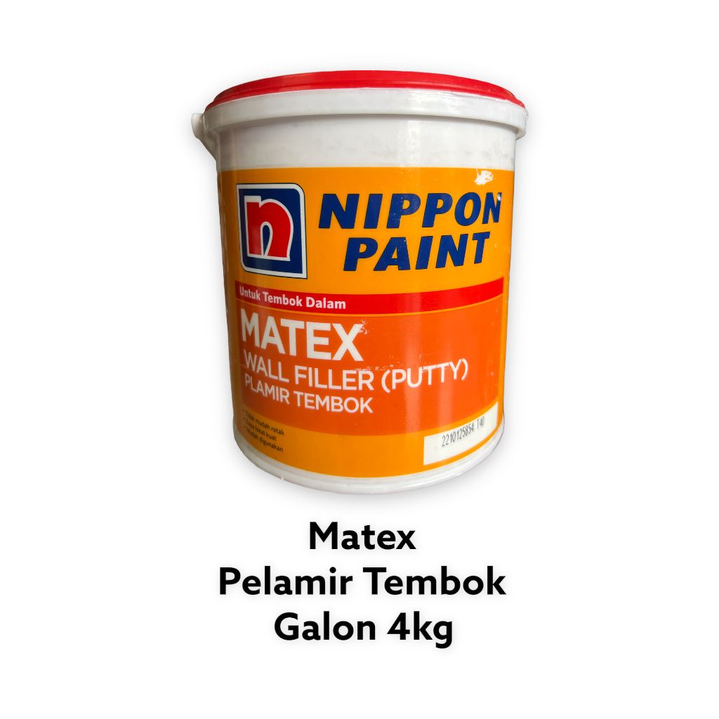 Jual DB GALON 4kg PLAMIR MATEK NIPPON PAINT/WALL FILLER(PUTTY) | Shopee ...