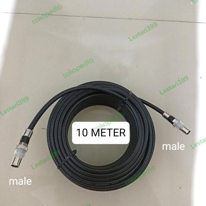 Jual kabel antena rg6+jack konektor ppc belden 20 meter male to male | Shopee Indonesia