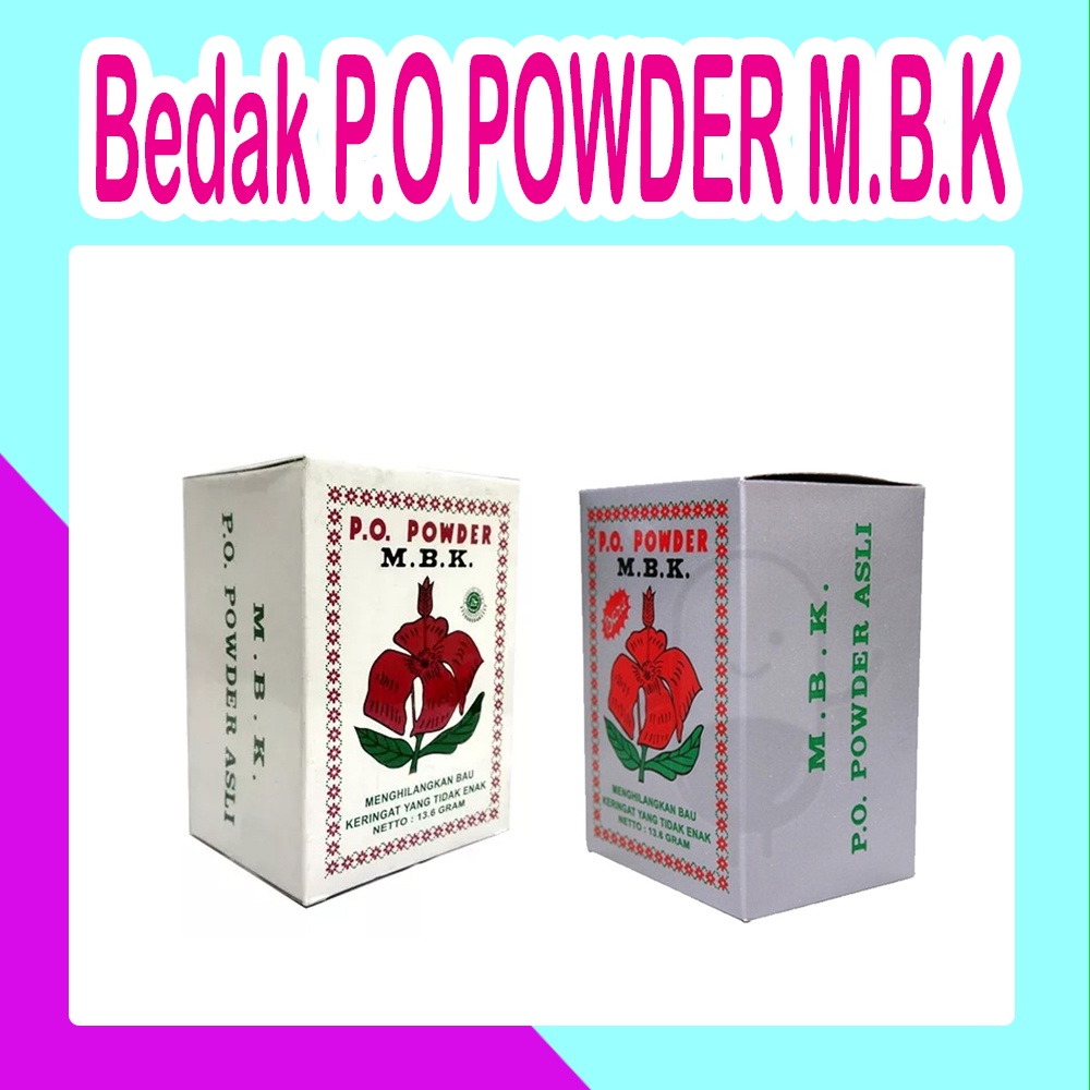 Jual P.O MBK Powder Silver/Putih Box (isi 12)/Bedak MBK Super/Biasa ...