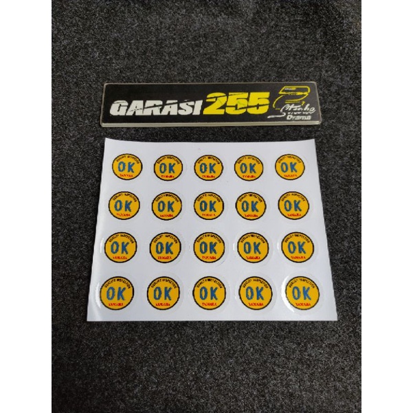 Jual stiker sticker logo emblem ok oke yamaha transparant kualitas ...