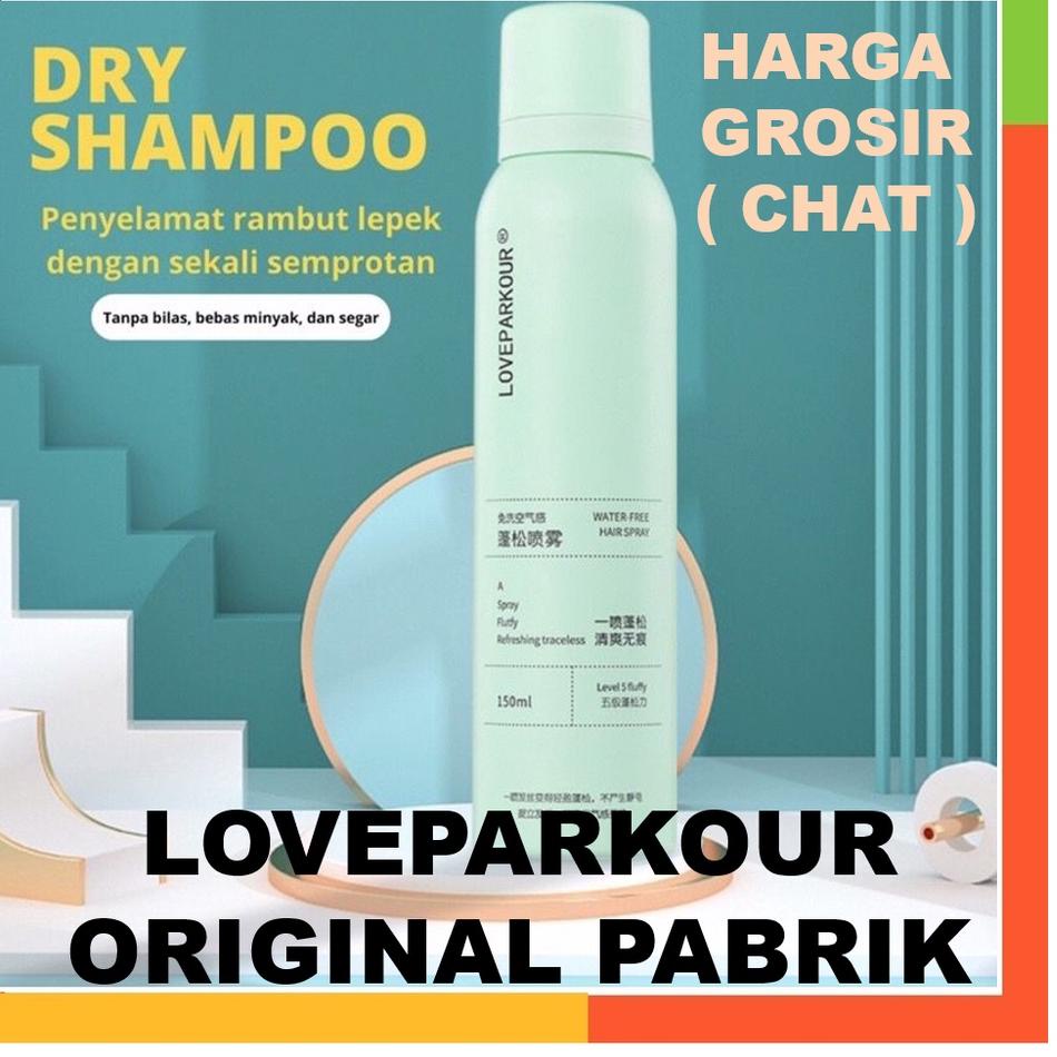 Jual Baru LOVEPARKOUR DRY SHAMPOO VIRAL Dry Shampoo Semprotan Rambut ...