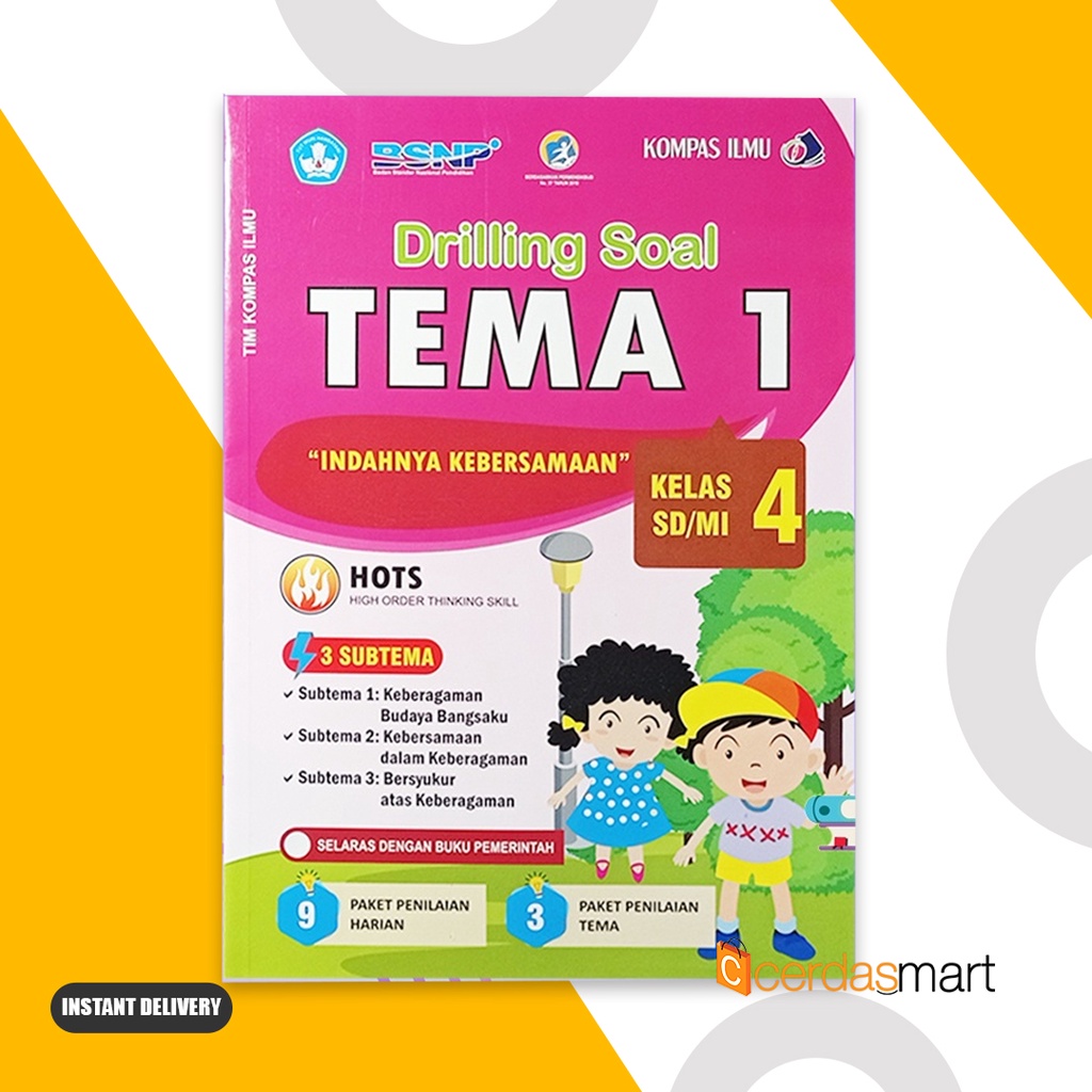 Jual BUKU PELAJARAN SD DRILLING SOAL KELAS 4 SD/MI TEMA 1 | Shopee Indonesia