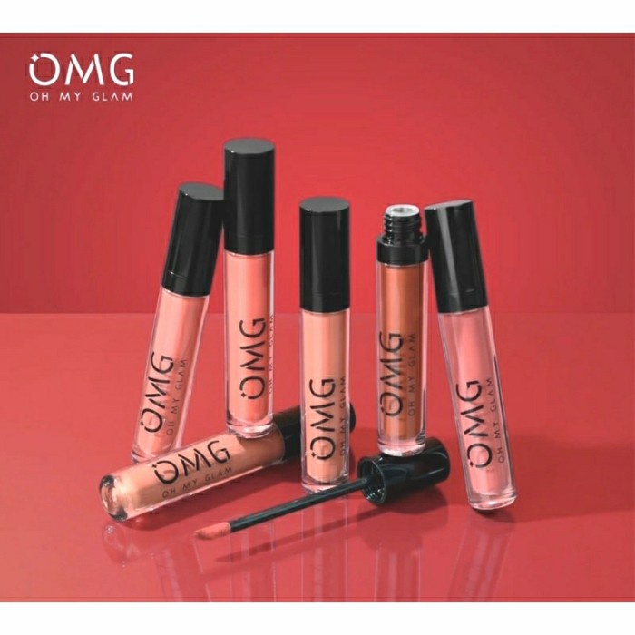 Jual OMG OH MY GLAM Matte Kiss Lip Cream Lipstick Lipstik LIPCREAM ...