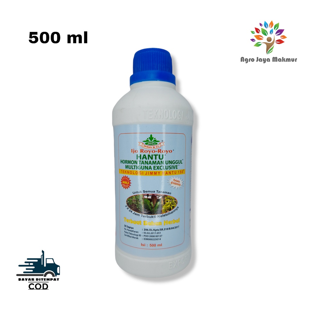Jual Pupuk Organik Cair jimmy Hantu biru 500 ml/ pupuk Hormon Tanaman ...