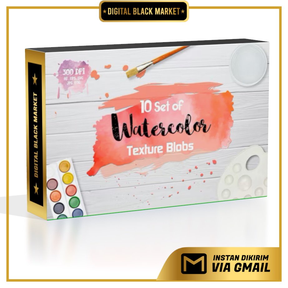 Jual ID8015 - Watercolor Texture Blobs A3k9pex | Shopee Indonesia