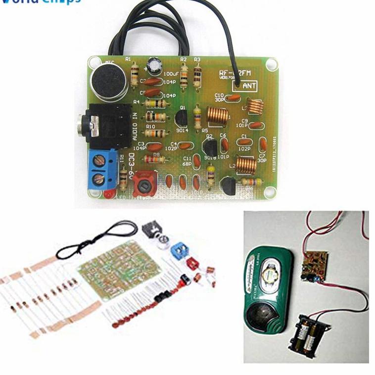 Jual Original DIY KIT Pemancar Radio FM Wireless Mic 88-108Mhz ...