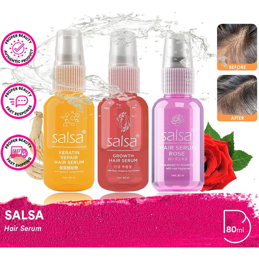 Jual SALSA HAIR SERUM TREATMENT SPRAY 80ML | Shopee Indonesia