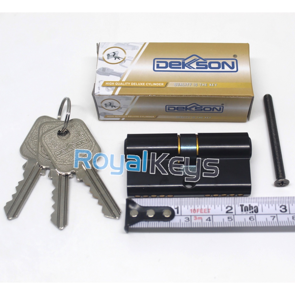 Jual Kunci Silinder Dekson Dekkson DC DL 60mm 60 mm Black Hitam Cylinder | Shopee Indonesia